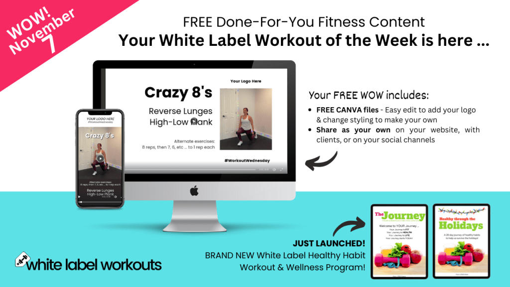 A WOW and a new PROGRAM Launch! Double WOW!! – White Label Workouts