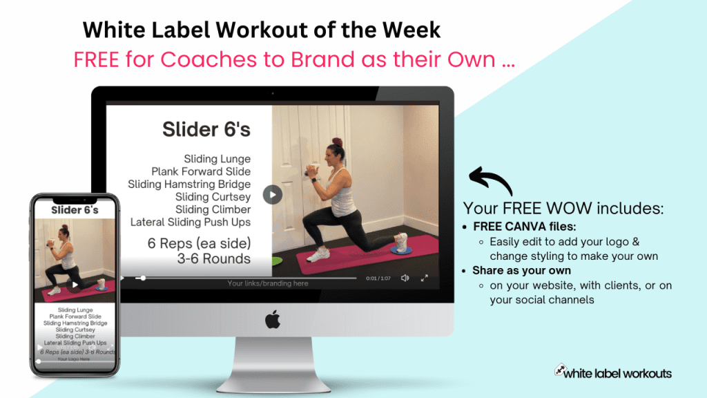 A WOW and a new PROGRAM Launch! Double WOW!! – White Label Workouts