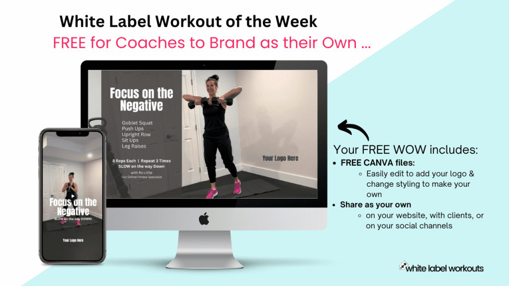 Focus on the Negative – Your White Label Workout of the Week [FREE ...