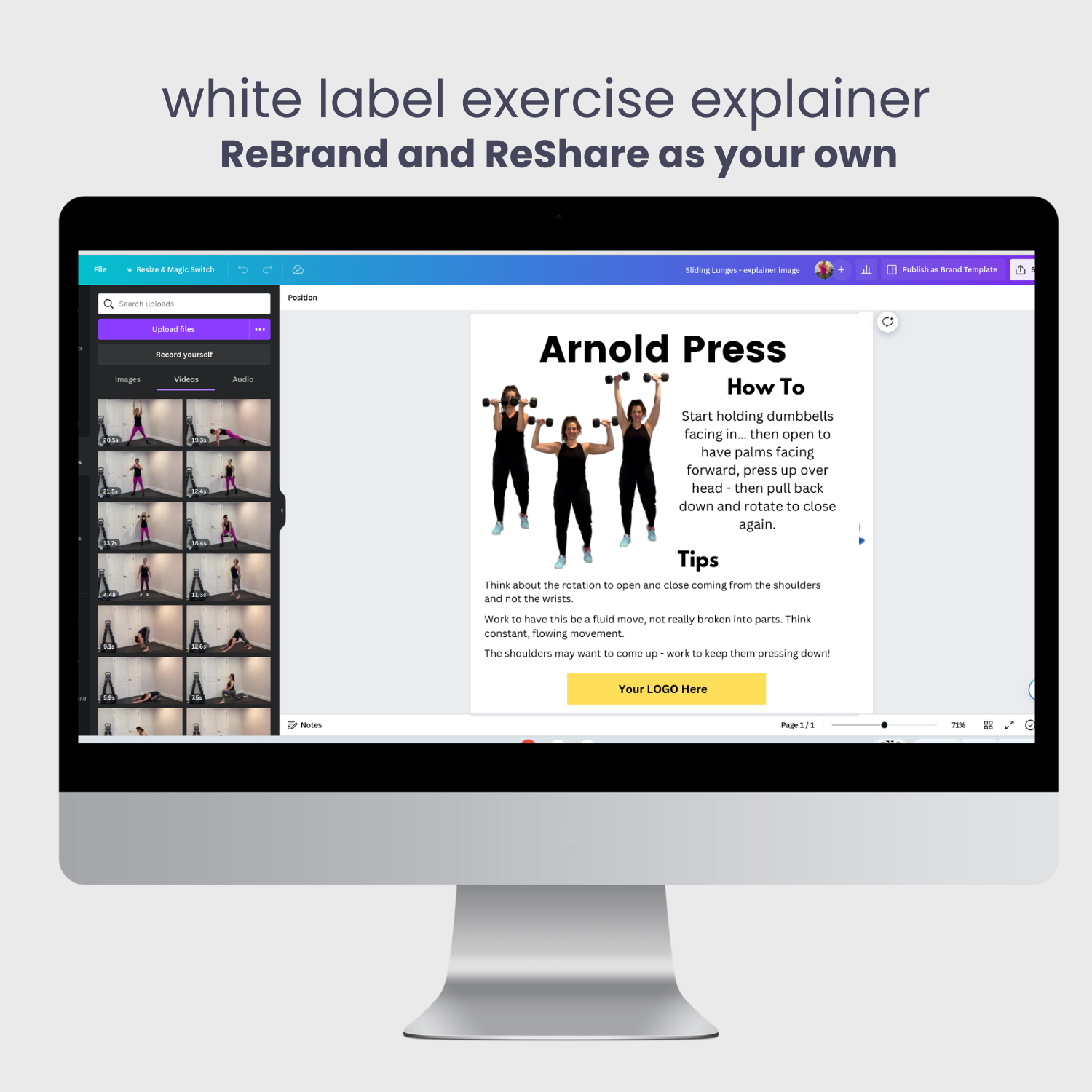 Let's PUMP You UP With This Week's White Label Exercise Explainer ...